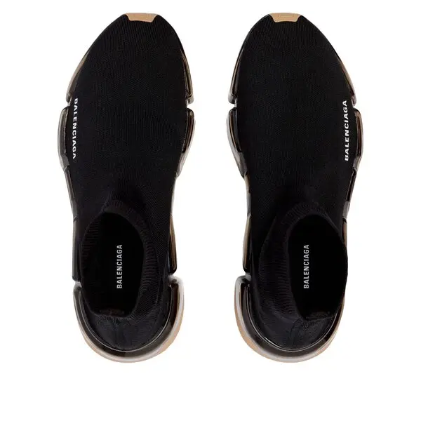 Balenciaga Speed 2.0 Sock Sneakers - Black/beige