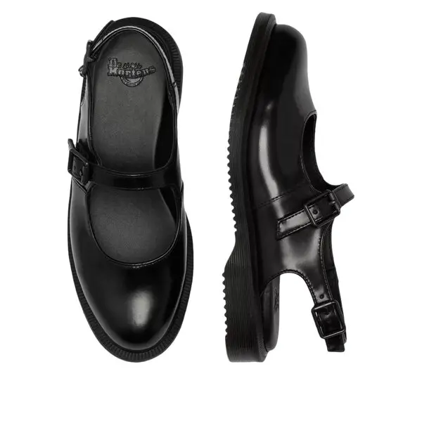 Dr. Martens Madaline Mary Jane Slingback Shoes - Black