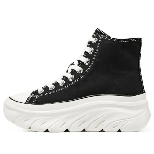 Sketchers Street High Top Sneakers - Black