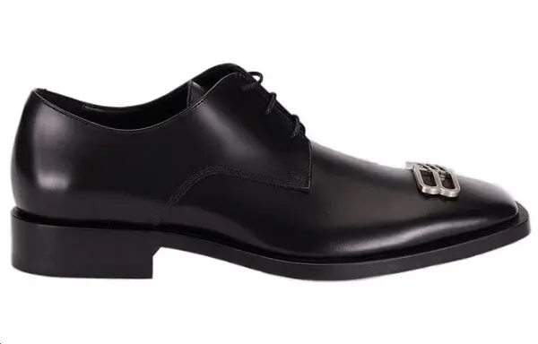 Balenciaga Rim Derby Leather Shoes