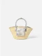 Jacquemus Raffia Hand Bag - Multicolor