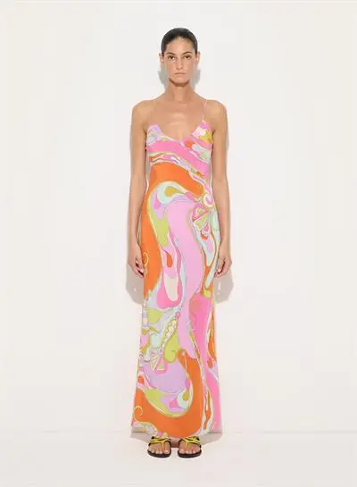 Emilio Pucci Printed Maxi Dress - Multicolor