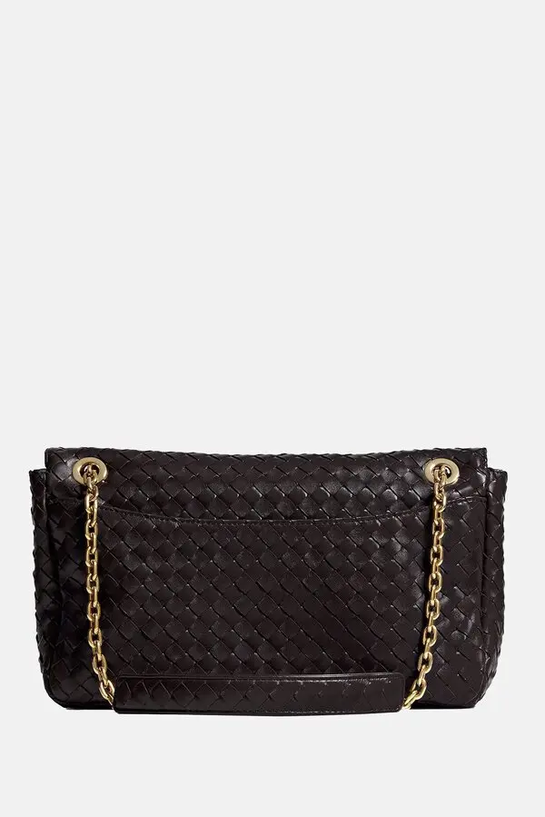 Bottega Veneta Madison Intrecciato Leather Shoulder Bag - Multicolor