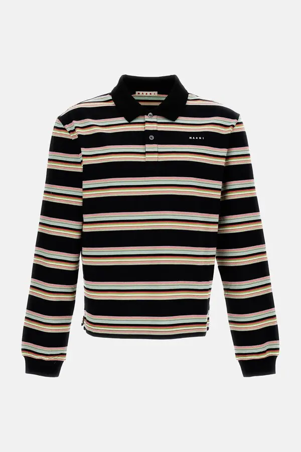 Marni Long-sleeved Polo - Multicolor