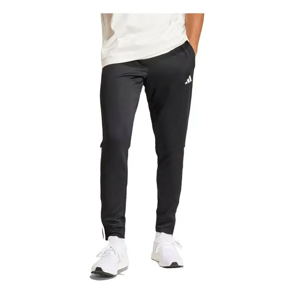 Adidas Sereno Aeroready Cut 3-stripes Regular Slim Tapered Pants Asia Sizing 'black - Black/white