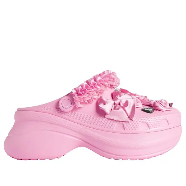 Balenciaga X Crocs Embellished Mule Clogs