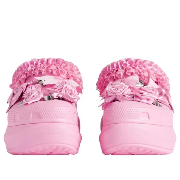 Balenciaga X Crocs Embellished Mule Clogs