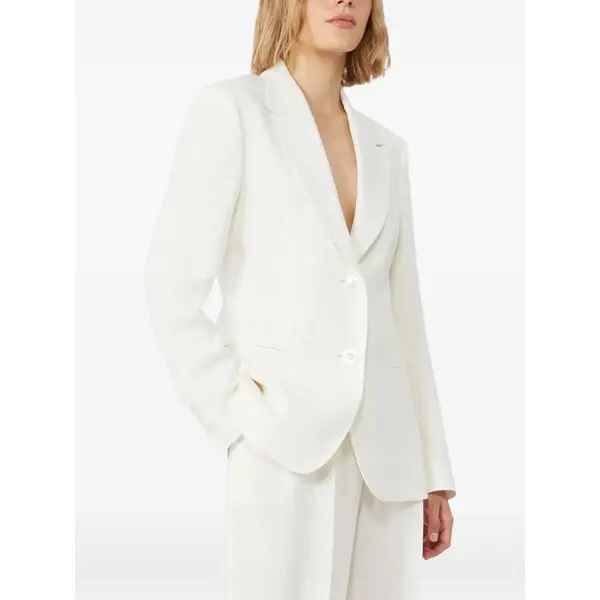 Max Mara Linen Single-breasted Blazer