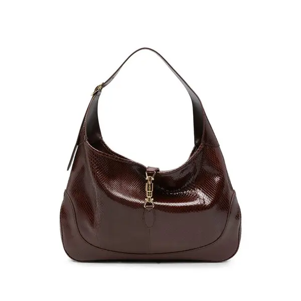 Gucci Leather Shoulder Bag - Brown