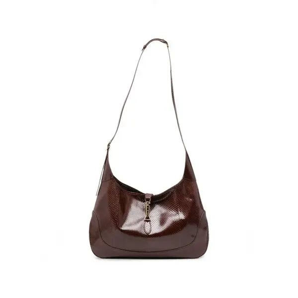 Gucci Leather Shoulder Bag - Brown