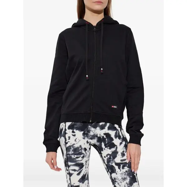 DIESEL® Cotton Blend Zip-up Hoodie