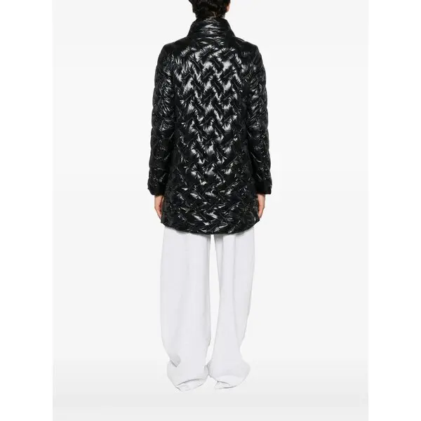 Herno Quilted Stand Collar Zip-up Jacket