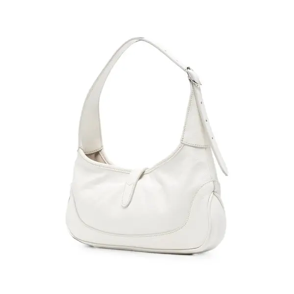 Gucci White Leather Shoulder Bag