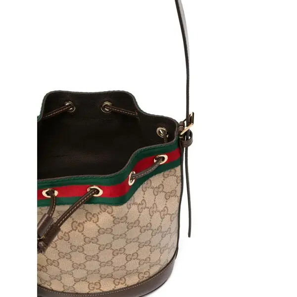 Gucci Monogram Bucket Bag - Cream