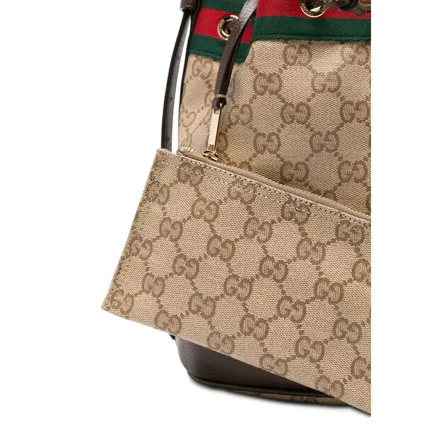 Gucci Monogram Bucket Bag - Multicolor