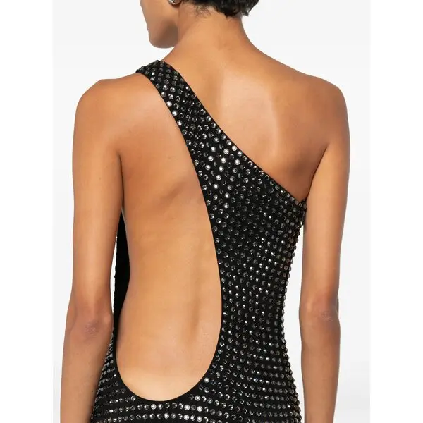 Gucci One-shoulder Crystal Embellished Evening Dress