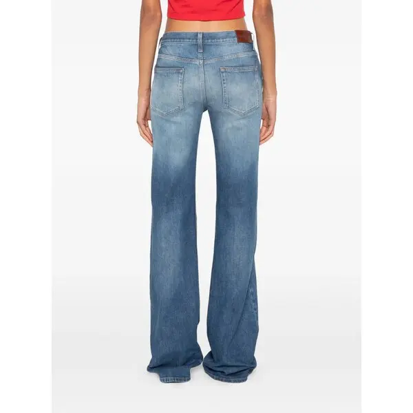 Gucci Denim Horsebit Detail Jeans - Blue