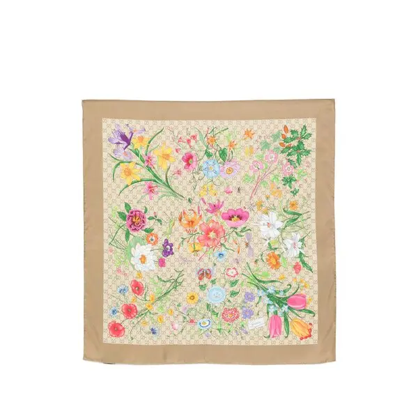 Gucci Neutrals Scarves - Cream