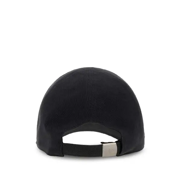 Gucci Canvas Embroidered Logo Baseball Cap - Black