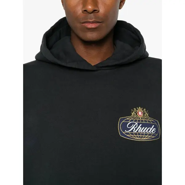 Rhude Cotton Graphic Print Hoodie