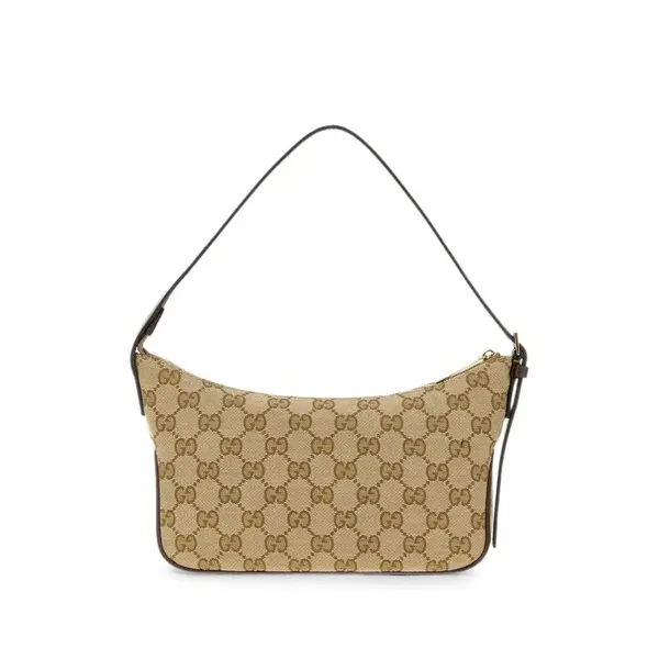 Gucci Gg Supreme Canvas Shoulder Bag - Cream