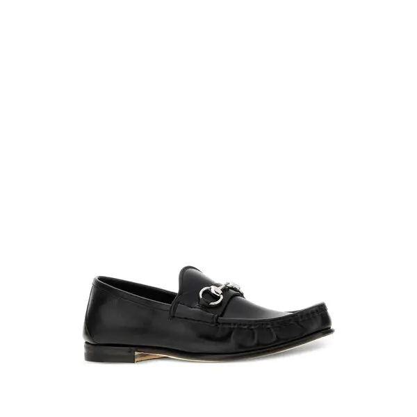 Gucci Leather Horsebit Loafers