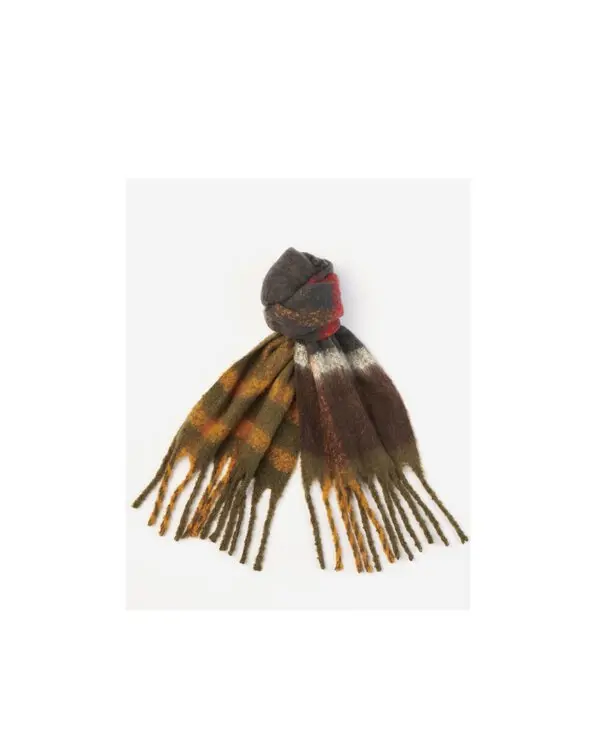 Barbour Tartan-check Knit Scarf