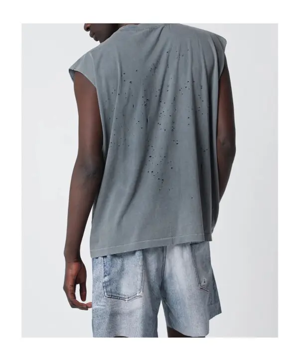 Satisfy Mothtech Distressed Muscle T-shirt