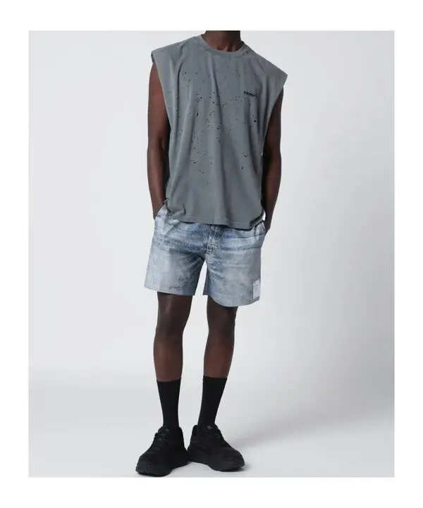 Satisfy Mothtech Distressed Sleeveless T-shirt