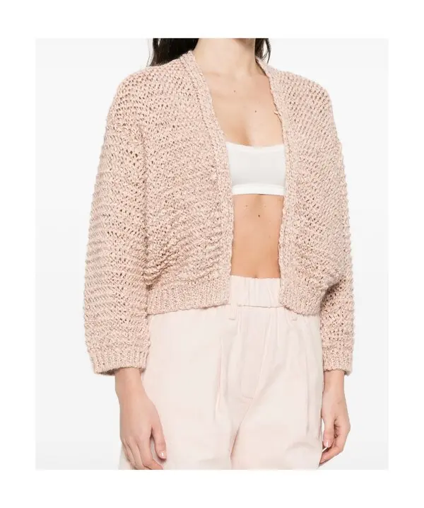 FORTE_FORTE Alba Chamois Tape Cardigan