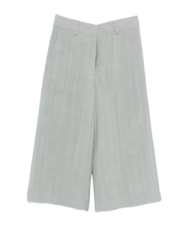 FORTE_FORTE Casual Pants With Belt Loops - Gray