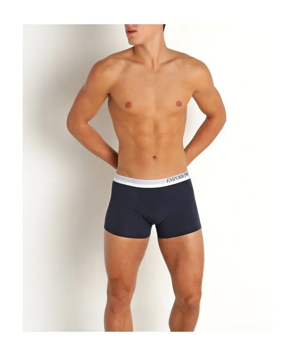 Emporio Armani Logo Boxer Three-piece Pack - Black