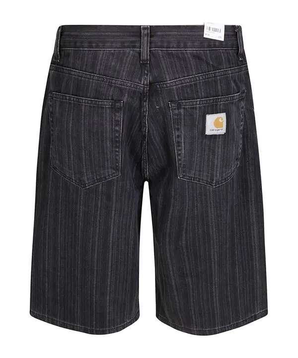 Carhartt Work In Progress Pinstriped Denim Shorts