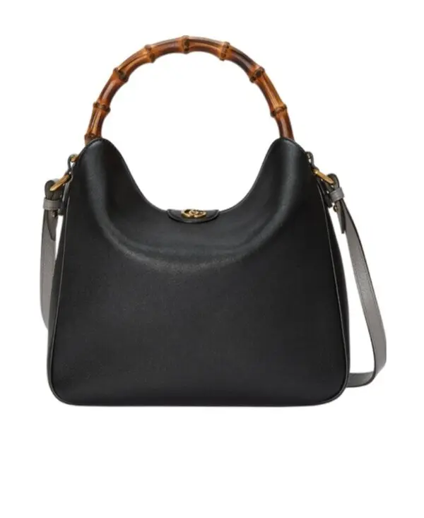 Gucci Diana Medium Shoulder Bag - Black