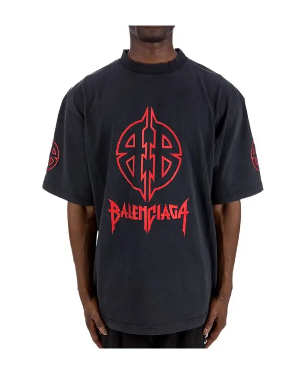 Balenciaga Logo-print Cotton T-shirt