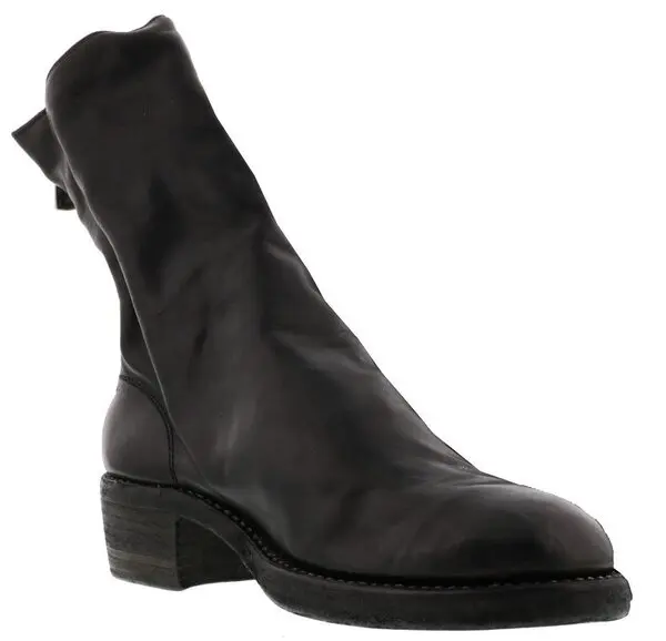 Guidi Zip-up Heeled Leather Boots