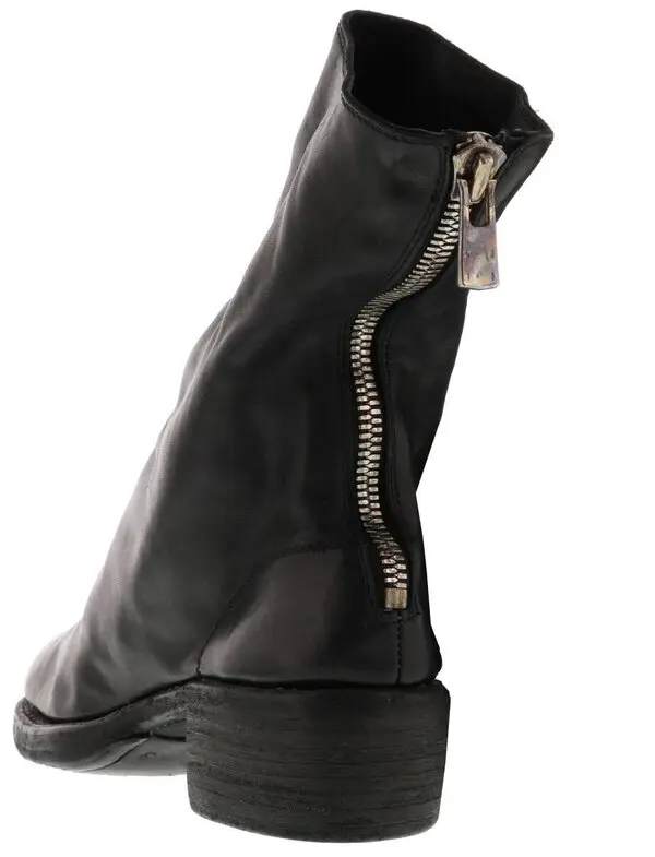 Guidi Zip-up Heeled Leather Boots
