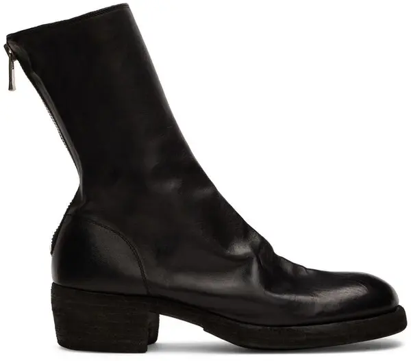 Guidi Zip-up Heeled Leather Boots