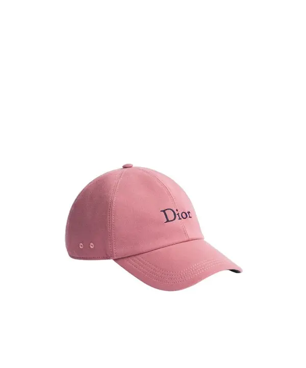 Dior Embroidered Cotton Canvas Cap