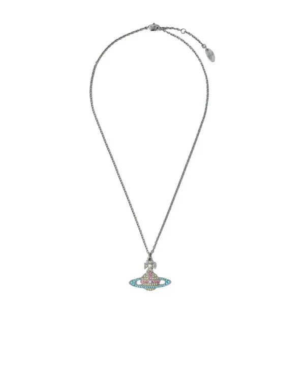 VIVIENNE WESTWOOD Kika Orb Embellished Necklace - Gray