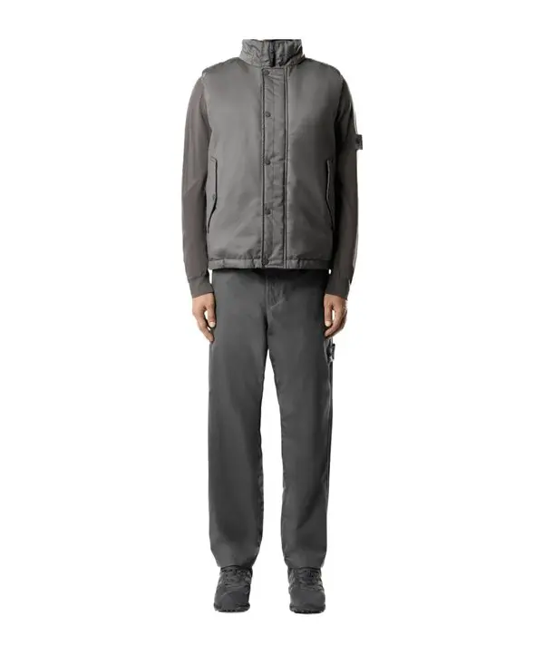 Stone Island Regular-fit Chino Trousers With Natural Weather Protection