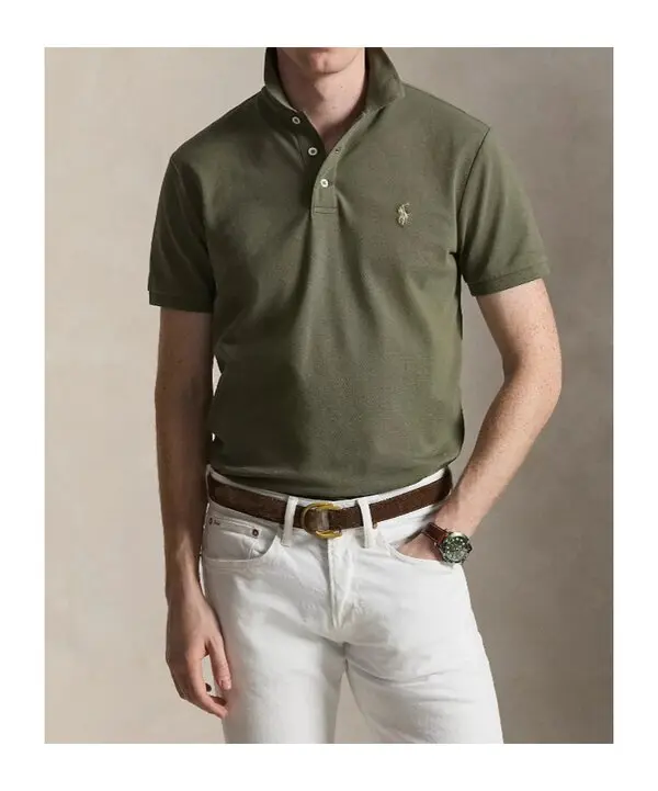 Polo Ralph Lauren Custom Fit Logo Polo Shirt
