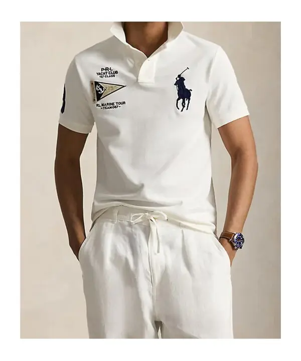 Polo Ralph Lauren Custom Fit Logo Polo Shirt