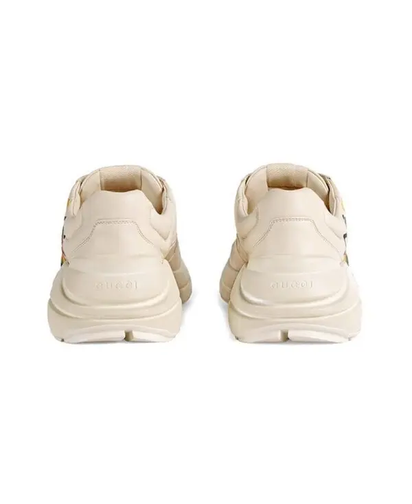 Gucci Rhyton Logo Leather Sneakers
