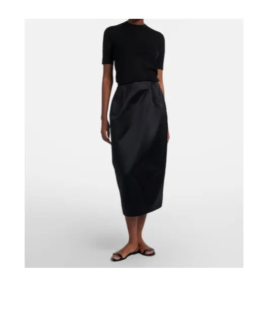 THE ROW Gamin Wool And Silk Maxi Skirt
