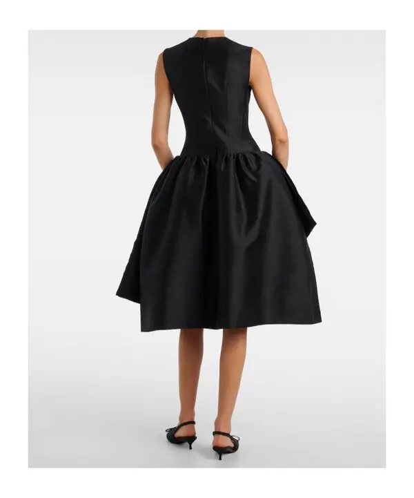 SHUSHU/TONG Bow-detail Midi Dress