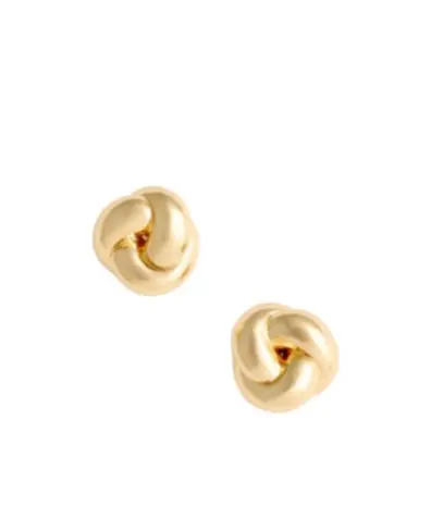 SELF-PORTRAIT Knot-detail Earrings - Gold