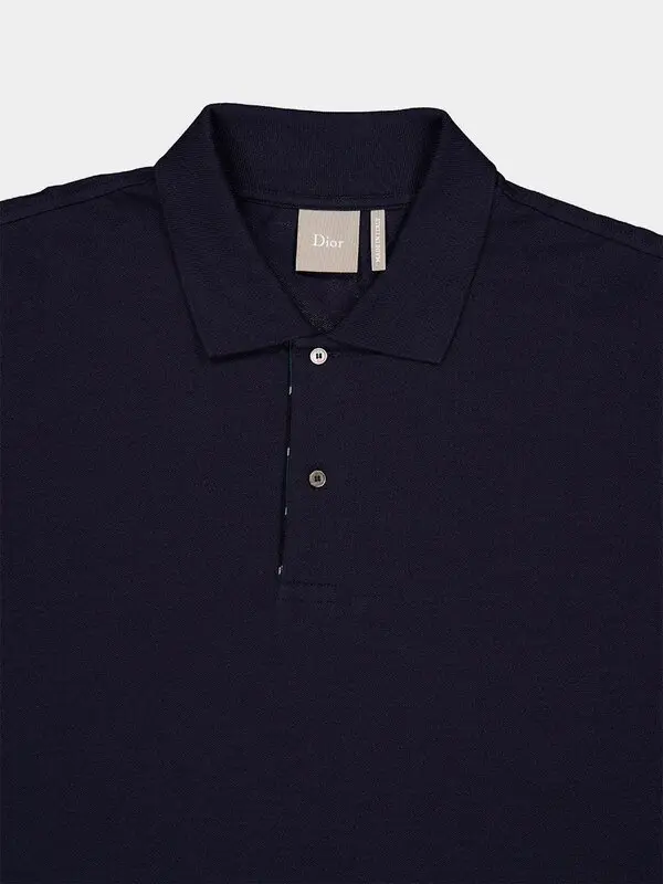 Dior Finta Cravatta Short-sleeve Polo Shirt