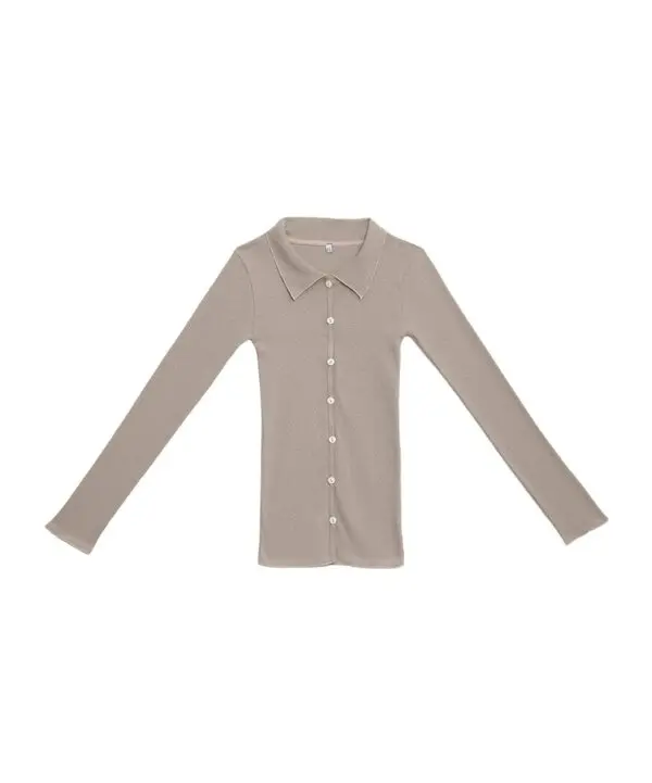 BASERANGE Iso Ribbed Button Shirt