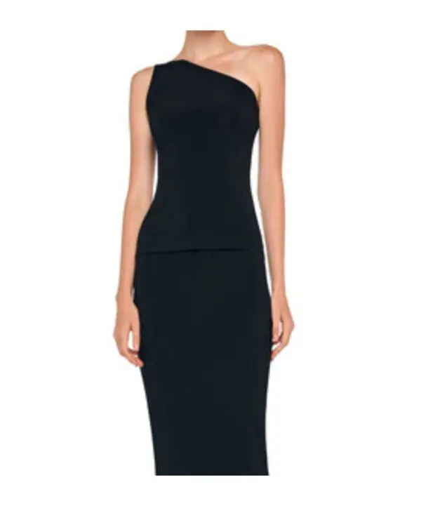Norma Kamali One Shoulder Top